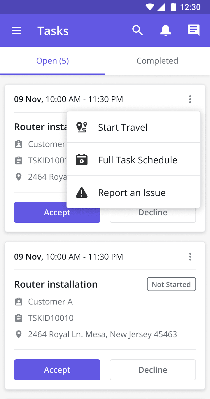 Mobile Task Execution